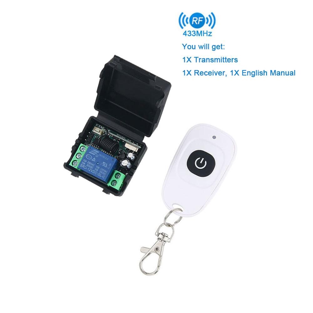 DC12V 1CH 433Mhz Universal wireless switch with re... – Vicedeal