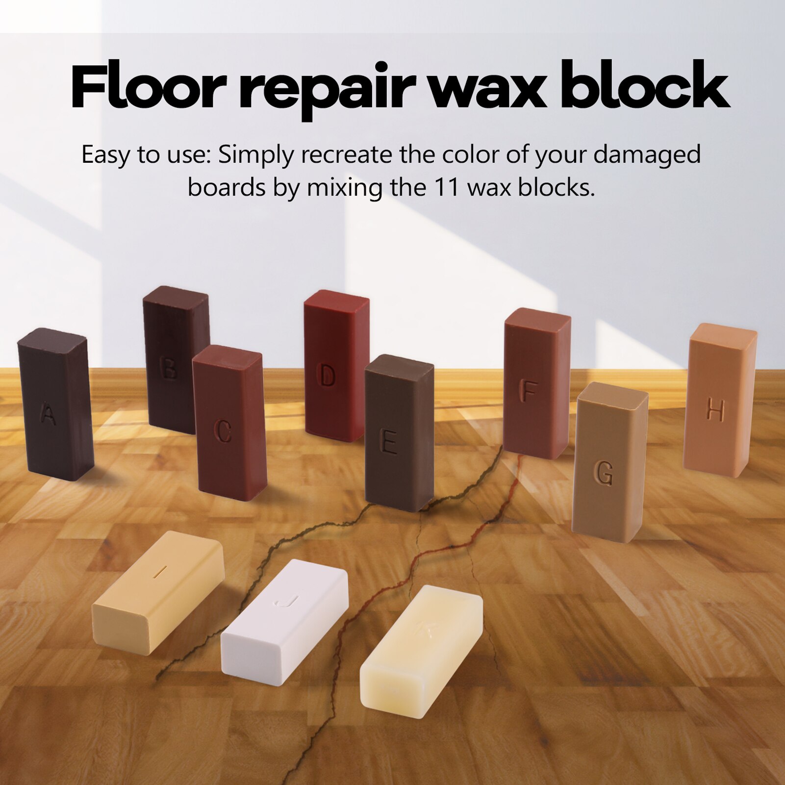 Floor Repair Suit Laminate Repairing Kit Woodworki... – Grandado
