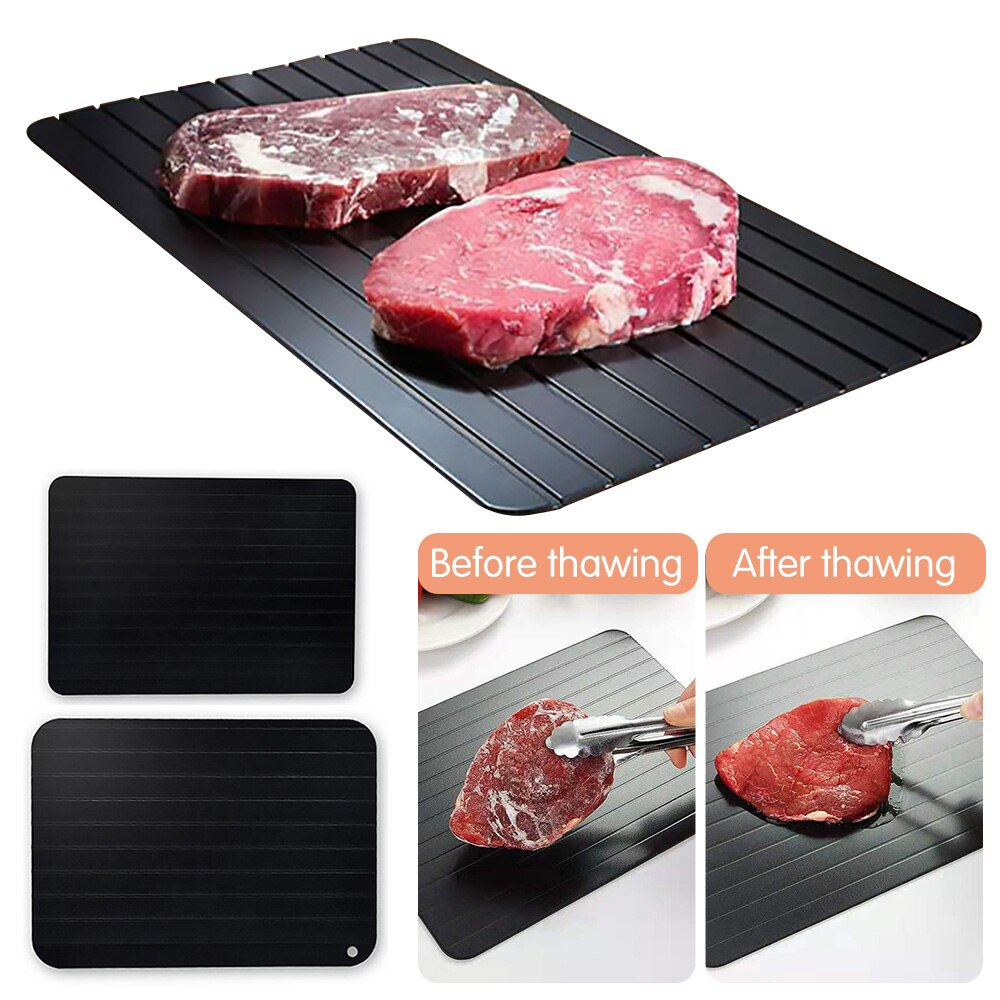 Fast Defrost Tray Fast Thaw Frozen Food Meat Fruit... – Grandado