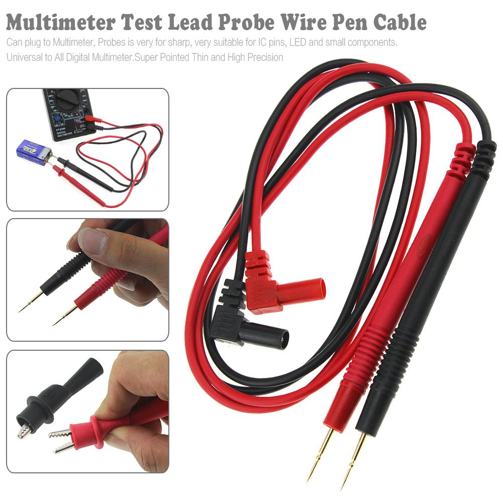 10A Red & Black Ultra-Puntige Multimeter Test Lead... – Grandado