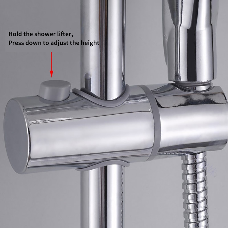 Chrome Douchekop Houder Verstelbare 24/25Mm Badkam... – Grandado