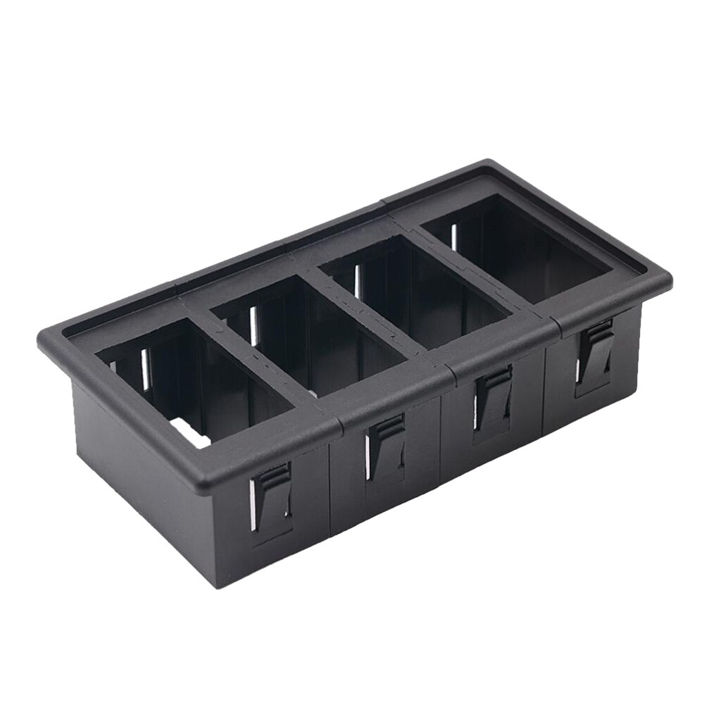 4 Gang Plastic Rocker Switch Clip Panel Holder Hou... – Grandado