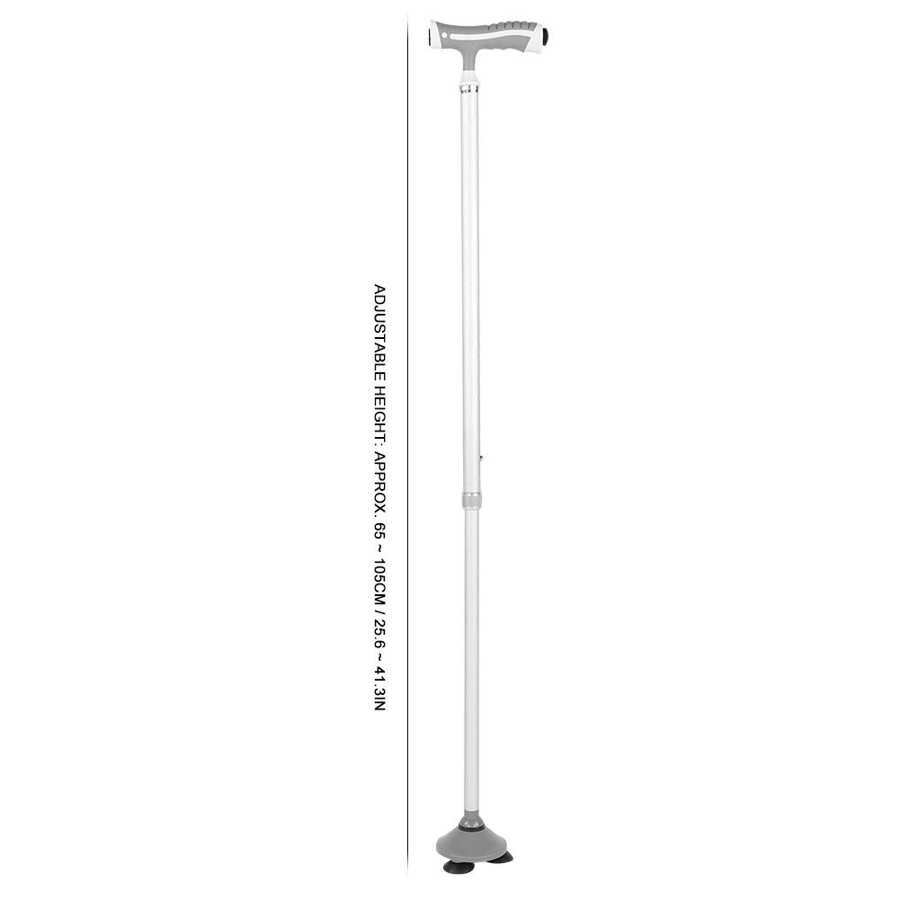 Anti-Slip Adjustable Height Hand Walking Stick wit... – Grandado