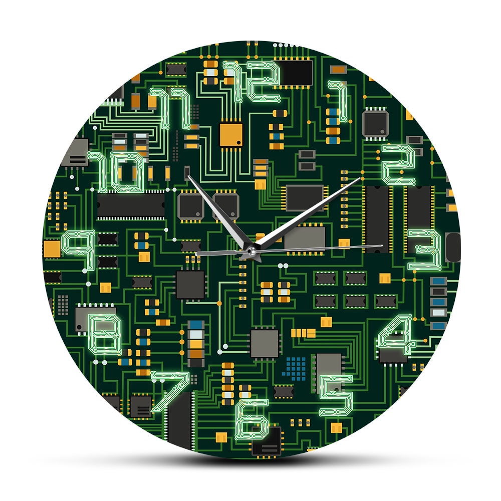 IT Circuit Board Clock Engineer Computer Electroni... – Grandado