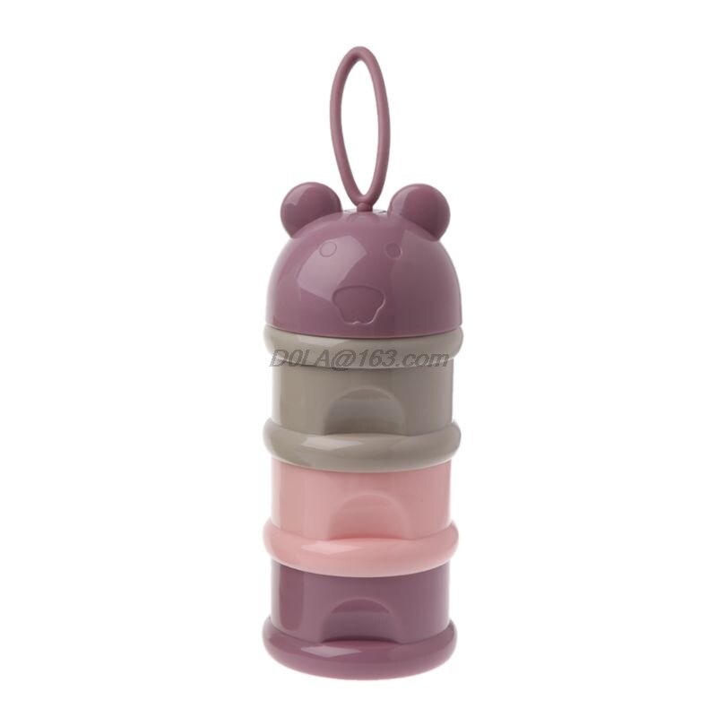 3 layer Cute Bear Style Portable Baby Food Storage... – Grandado