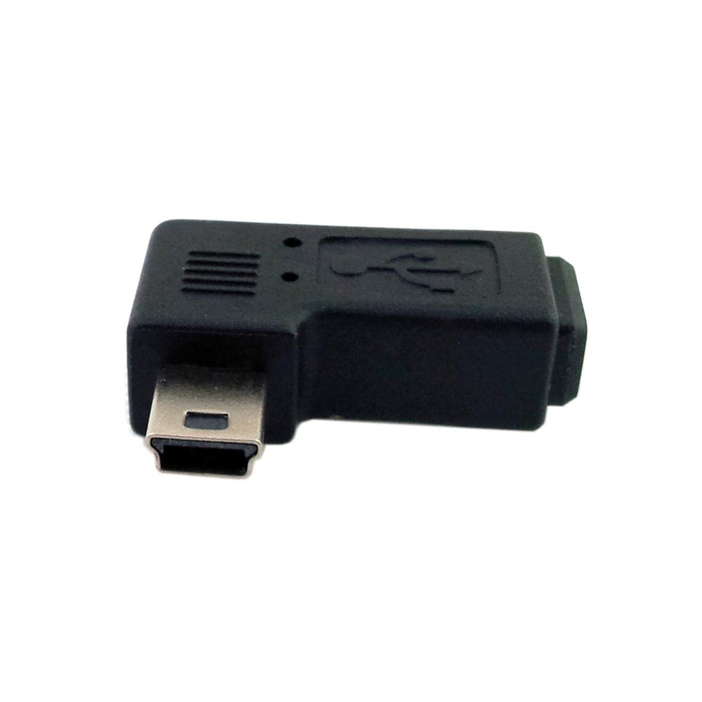 Mini USB elbow male to female 90 degree adapter Le... – Grandado