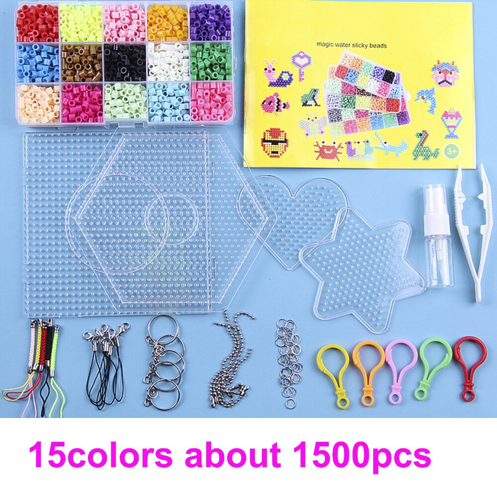 Hama beads Whole Set with Pegboard and Iron 3D Puz... – Grandado