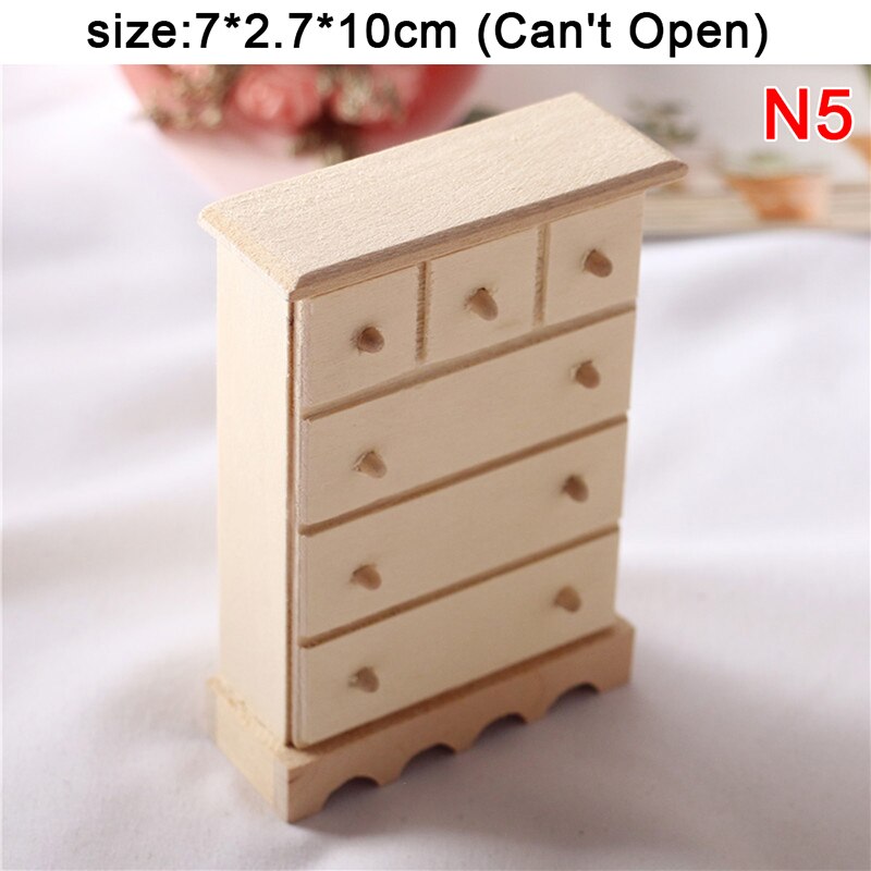 Simulation Miniature Wooden Table Dressing Table C... – Grandado