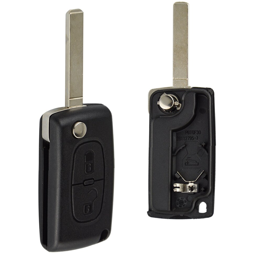 OkeyTech – coque de clé de voiture pliable à 2 bou... – Grandado
