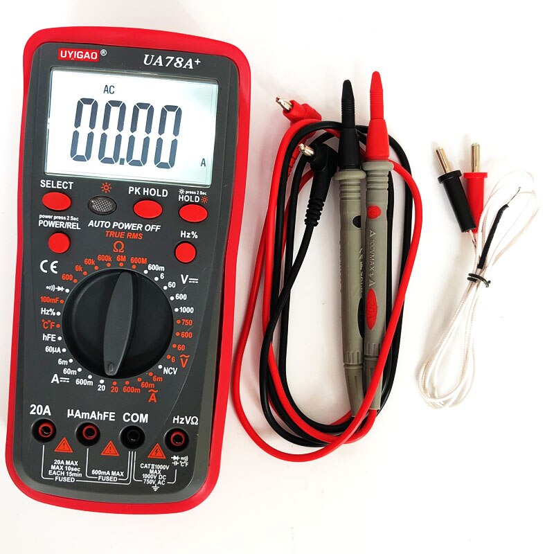 UYIGAO UA78A Multimeter Meter With Temperature Dig... – Grandado
