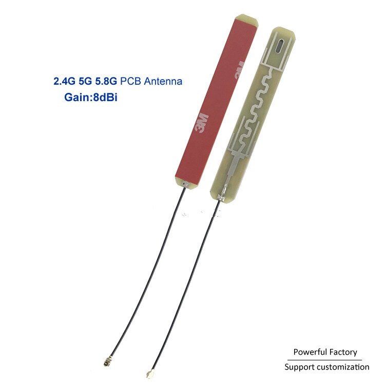High gain 8 dbi pcb antenne klæbende dual band 2.4... – Vicedeal