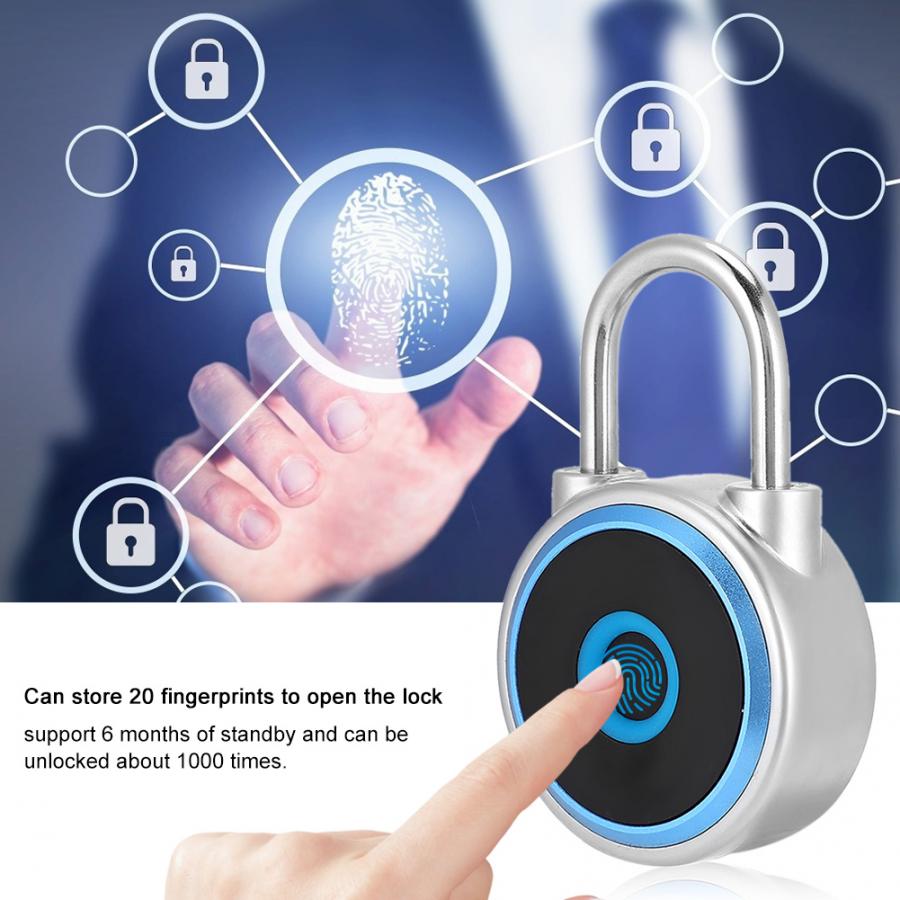 Candado inteligente para puerta, resistente al agu... – Grandado