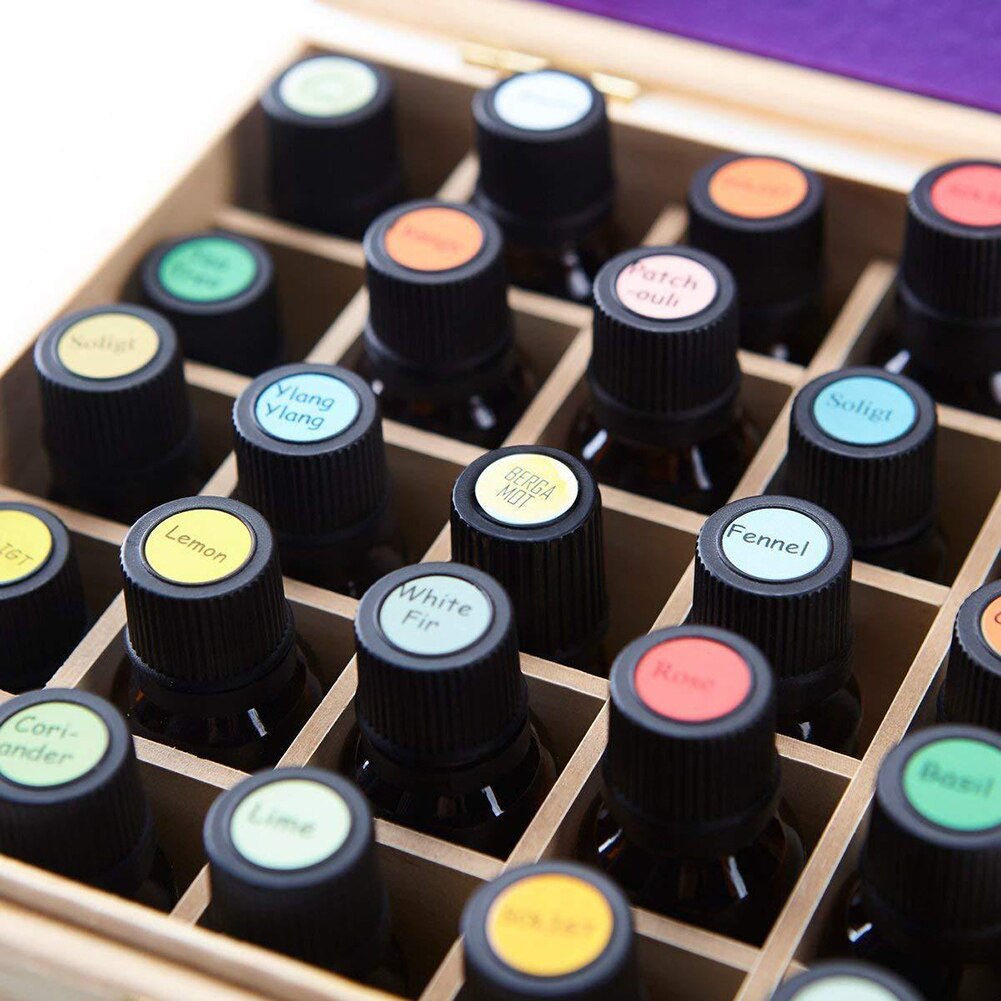 12 Sheets Essential Oil Bottles Lid Labels Sticker... – Grandado