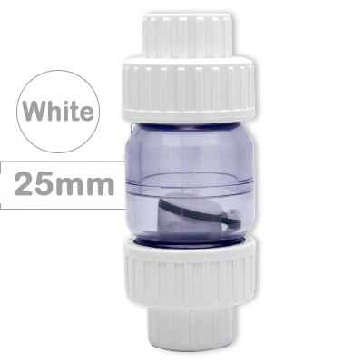25mm 32mm Transparent Check Valve PVC One Way Non ... – Grandado