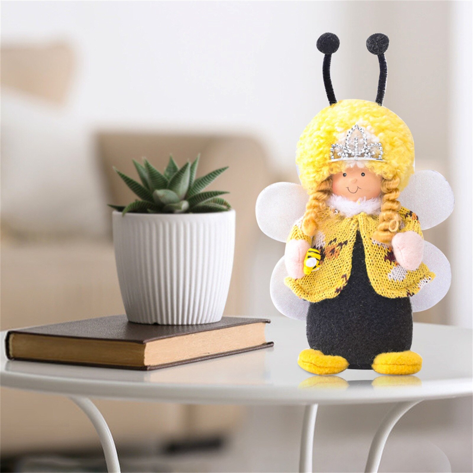 Knitted Wool Bee Festival Decoration Ornaments Bee... – Grandado