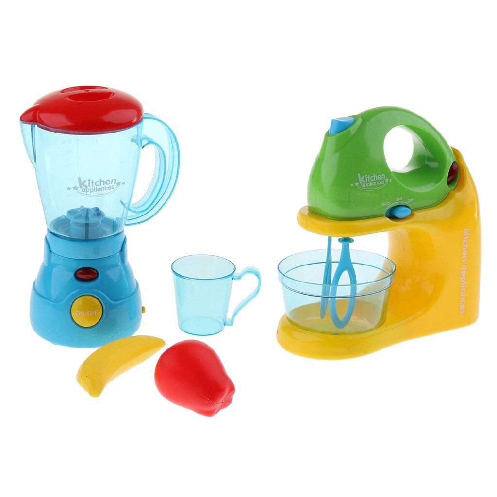 2pcs Role Play Kitchen Appliances Blender & Ju... – Grandado