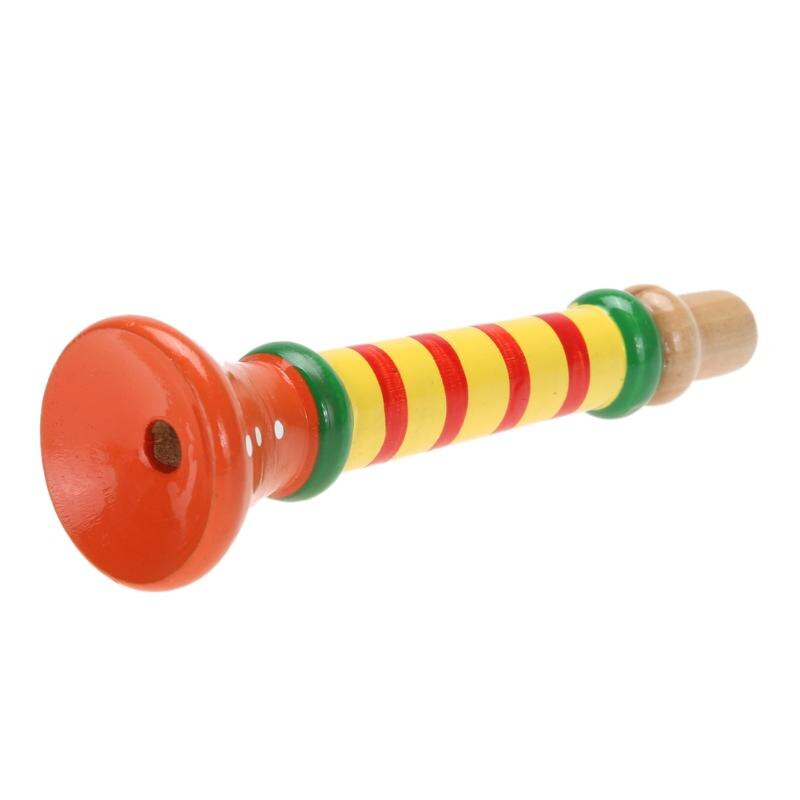 Colorful Wooden Recorder Educational Trumpet Bugle... – Grandado