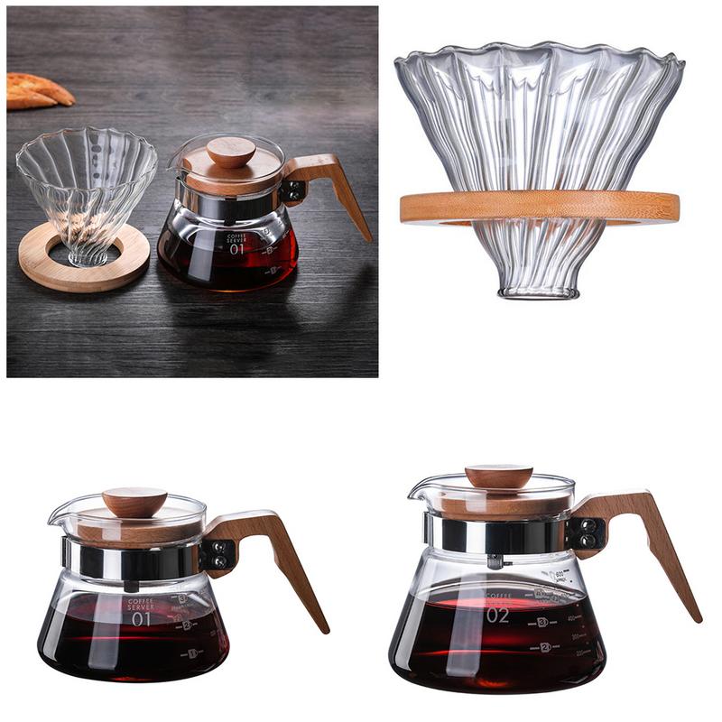 Glass Coffee Maker Filter Pot High Temperature Pre... – Vicedeal