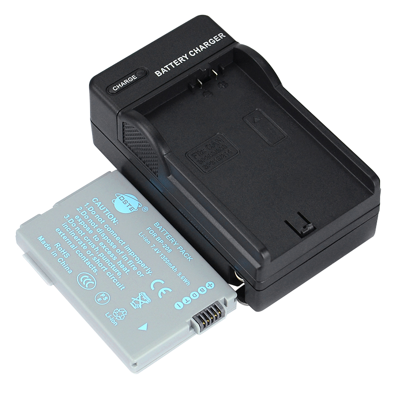 2 STUKS 1300mAh 7.4V DSTE BP-208 Batterij Lader vo... – Grandado