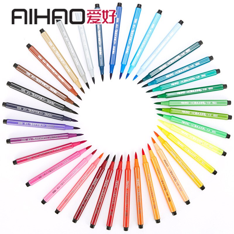Soft head watercolor pen set, washable color strok... – Vicedeal