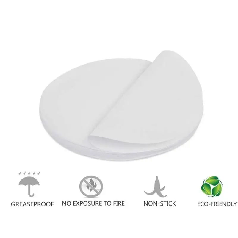 50Pcs Baking Paper Liners Round Parchment Paper 6/... – Grandado