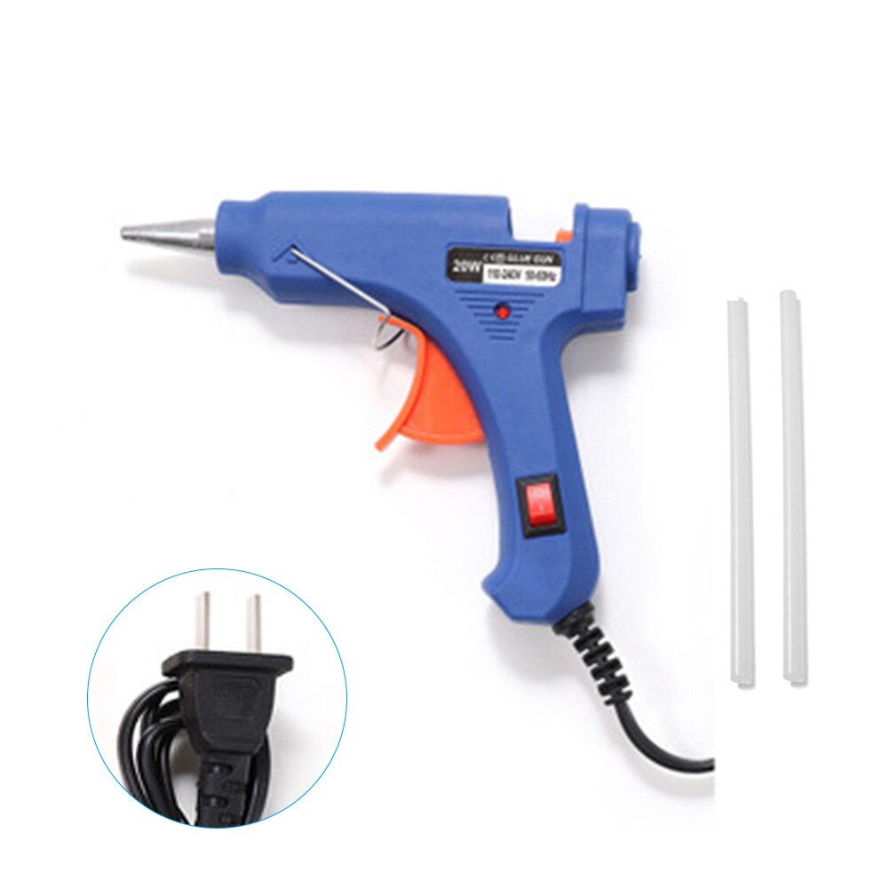 20W EU/US Plug Melt Glue Gun with 2 Glue Stick Ind... – Vicedeal