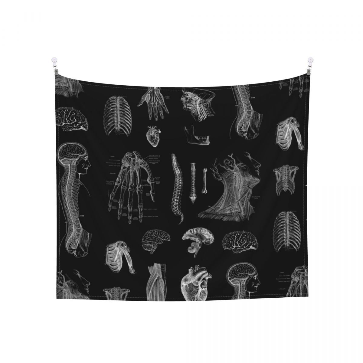 Vintage Anatomy Goth Tapestry Wall Hanging Hippie ... – Vicedeal