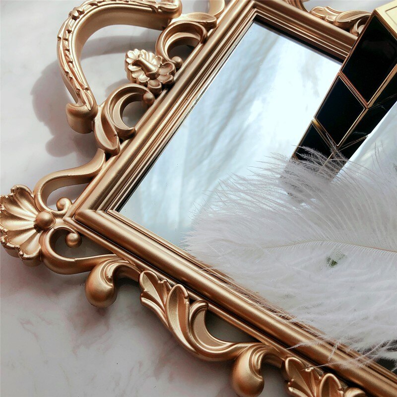 Aesthetic Vintage Table Decorative Mirrors Makeup ... – Grandado