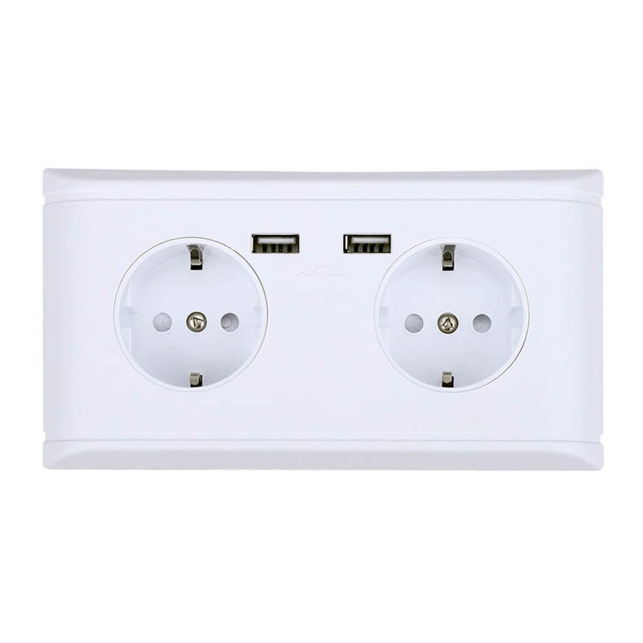 Household EU Plug Socket Wall Power Outlet Socket ... – Vicedeal