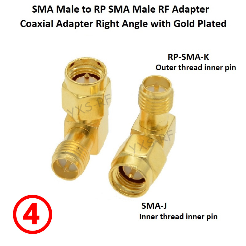 SMA to SMA Adapter SMA Female to SMA Male Right An... – Grandado