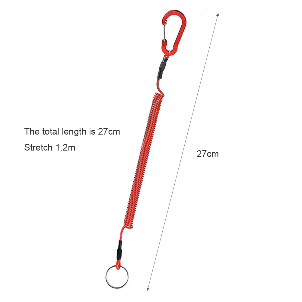 Fishing Missed Rope 1.2m Key Lanyard Chain Elastic... – Grandado