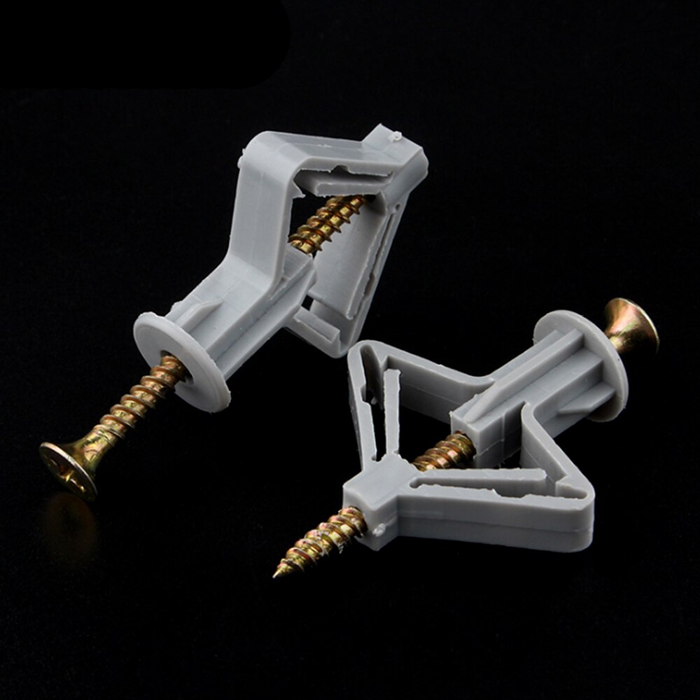 50 Set Nylon Plastic Expansion Screws Anchor Bolt ... – Vicedeal