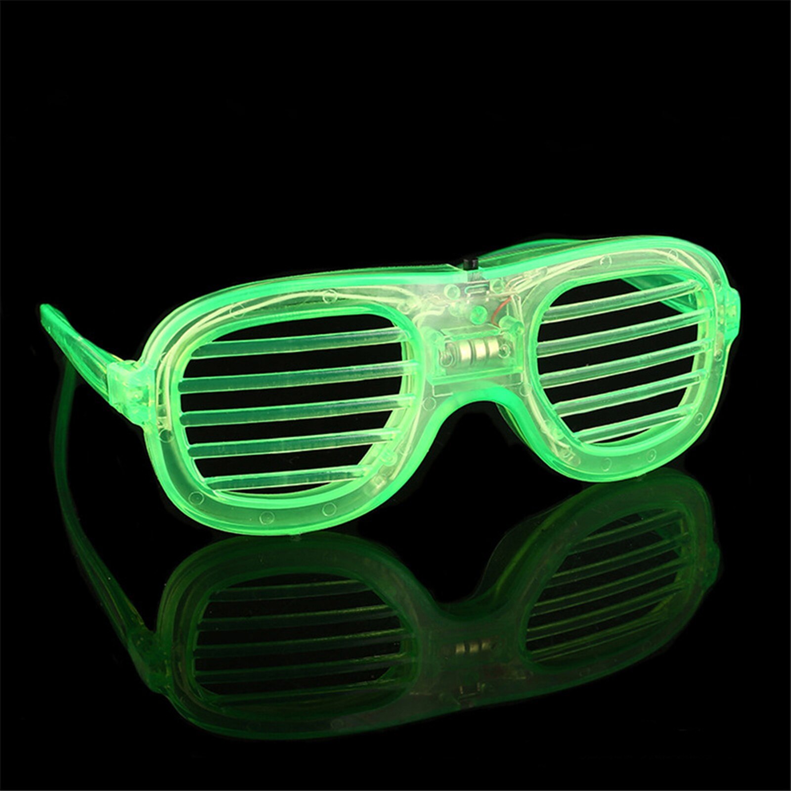 LED Shutters Shape Glasses Light Up Rave Toys Flas... – Vicedeal