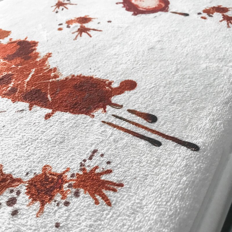 Non Slip Bloody Bath Mat Microfiber Memory Foam Ba... – Grandado