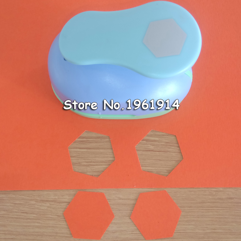 33mm hexagon punch diy craft hole puncher for scra... – Vicedeal