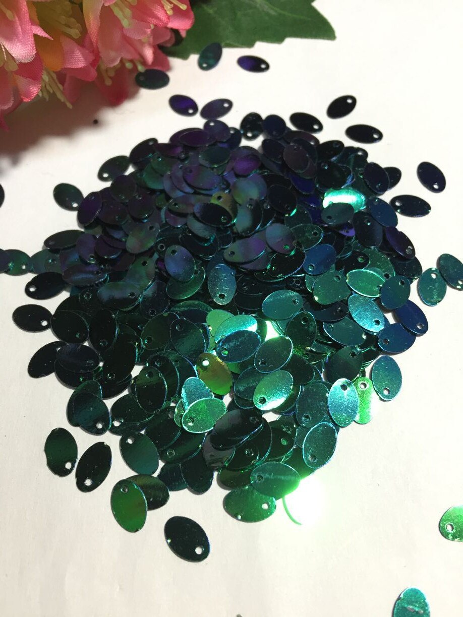 3000 stks/partij 5*8mm Ovale Ei Vorm Pailletten PV... – Grandado