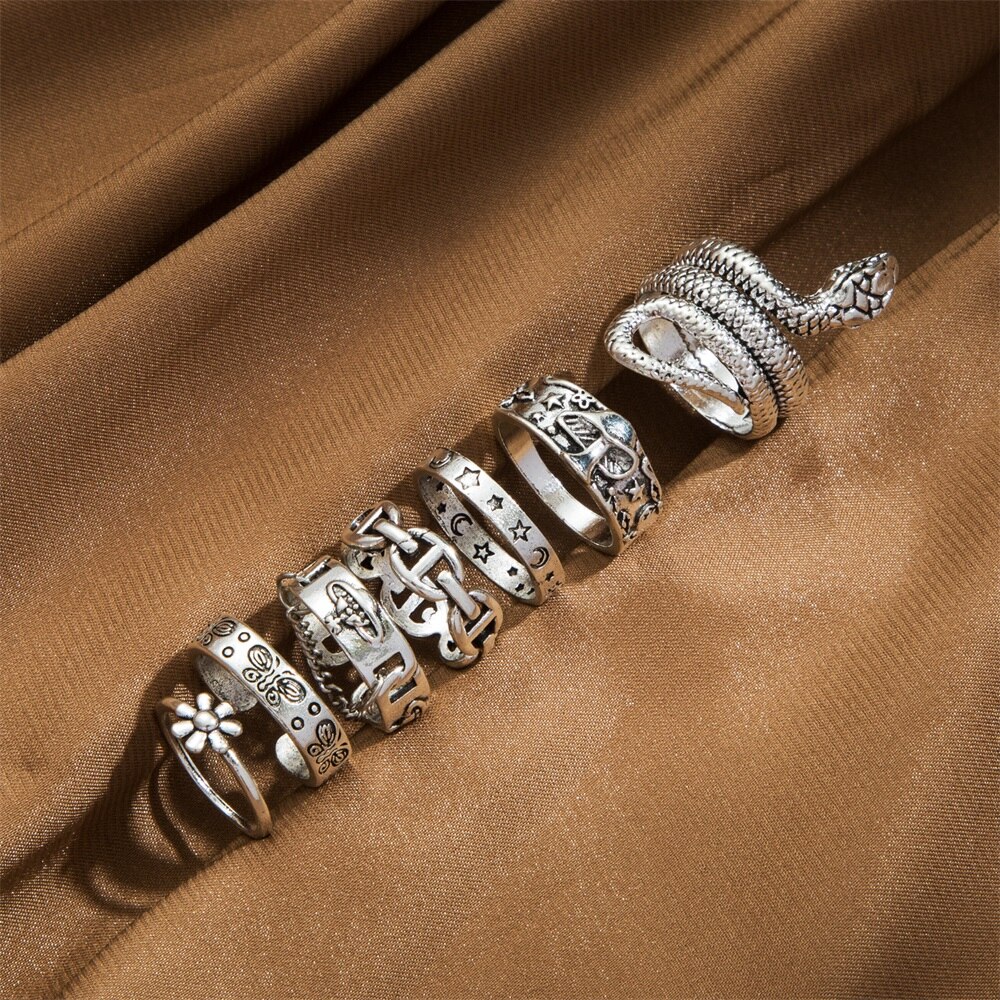 Ifmia Trend Snake Vlinder Vinger Ringen Vrouw Mode... – Vicedeal