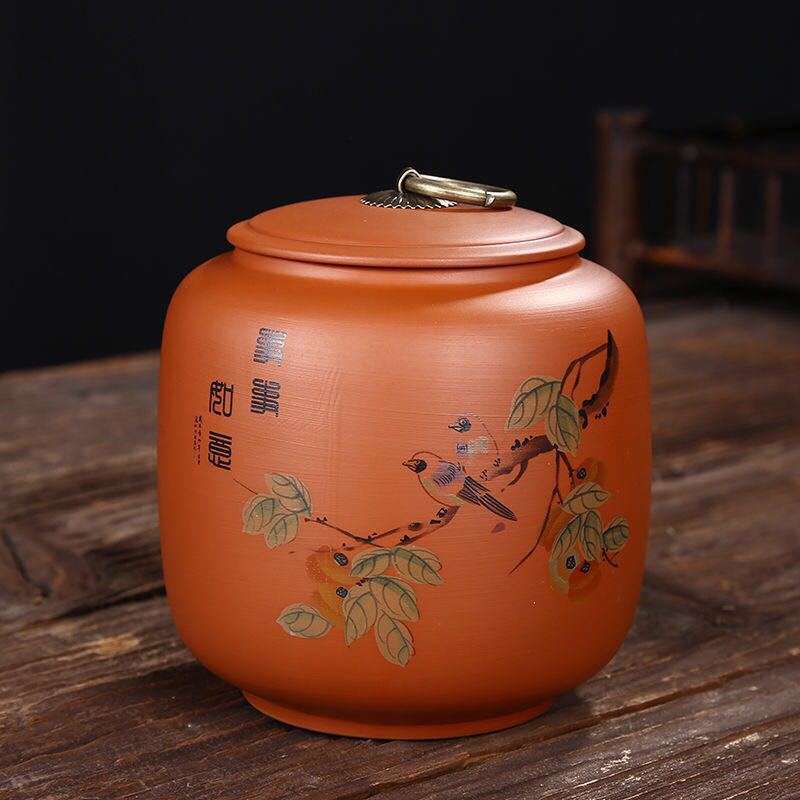 Chinese Purple Clay tea jar Tieguanyin containers ... – Grandado