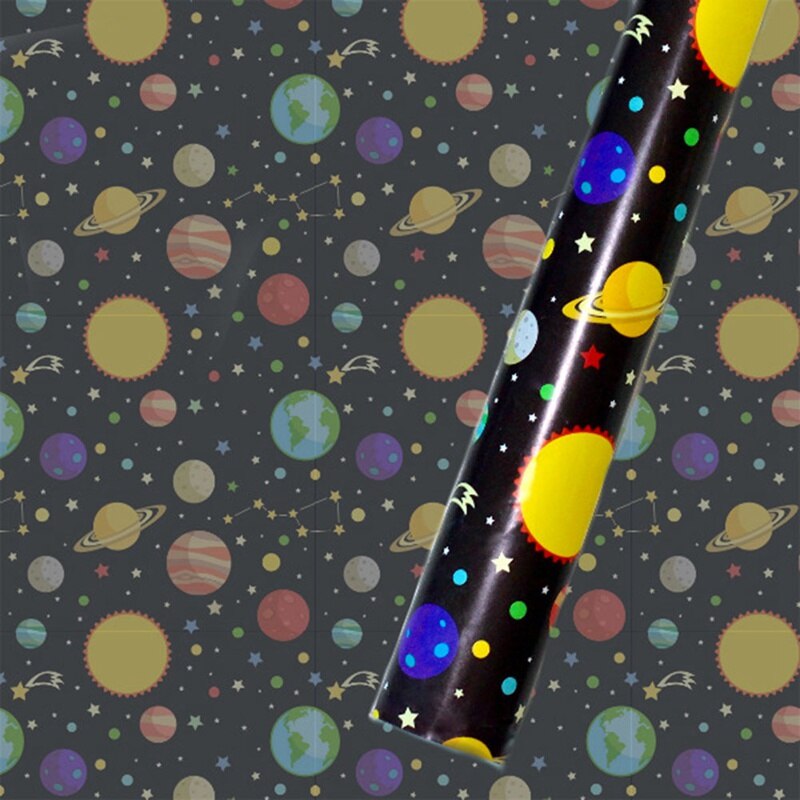 Children's Space Wrapping Paper Universe Planet St... – Vicedeal