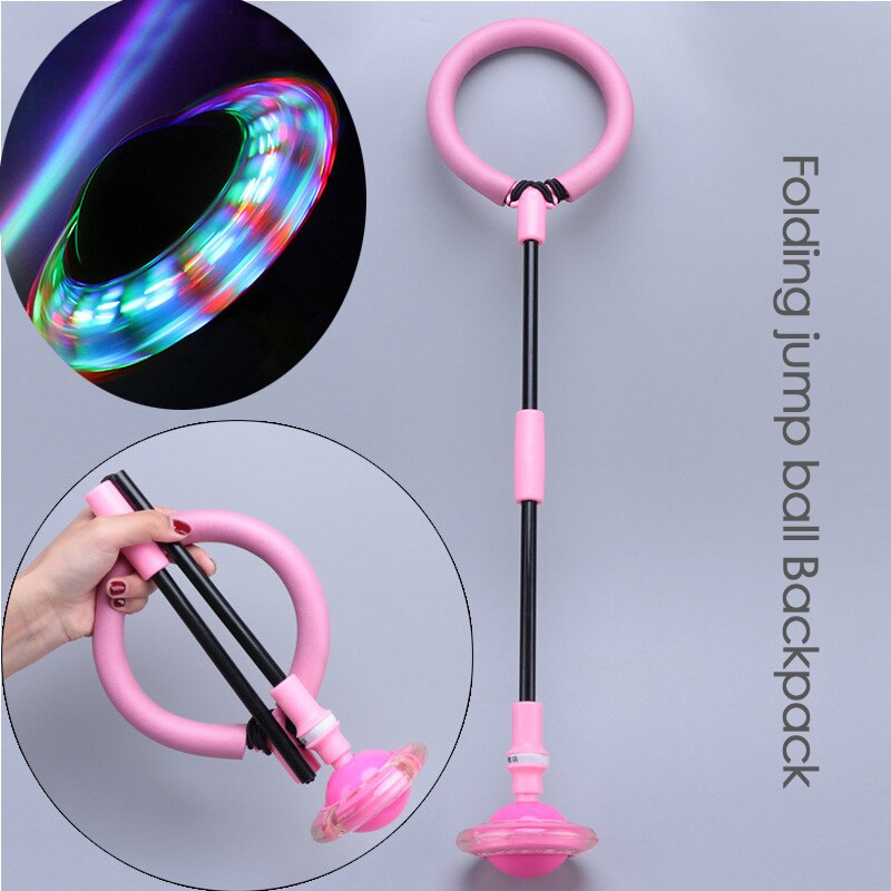 1PC Portable Glowing Folding Jumping Rope Ball Kid... – Vicedeal