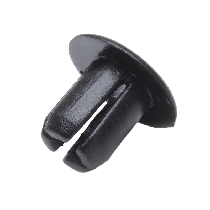 100Pcs 6mm Black Rivet Fairing Body Trim Panel Fastener Screw Clips for ...