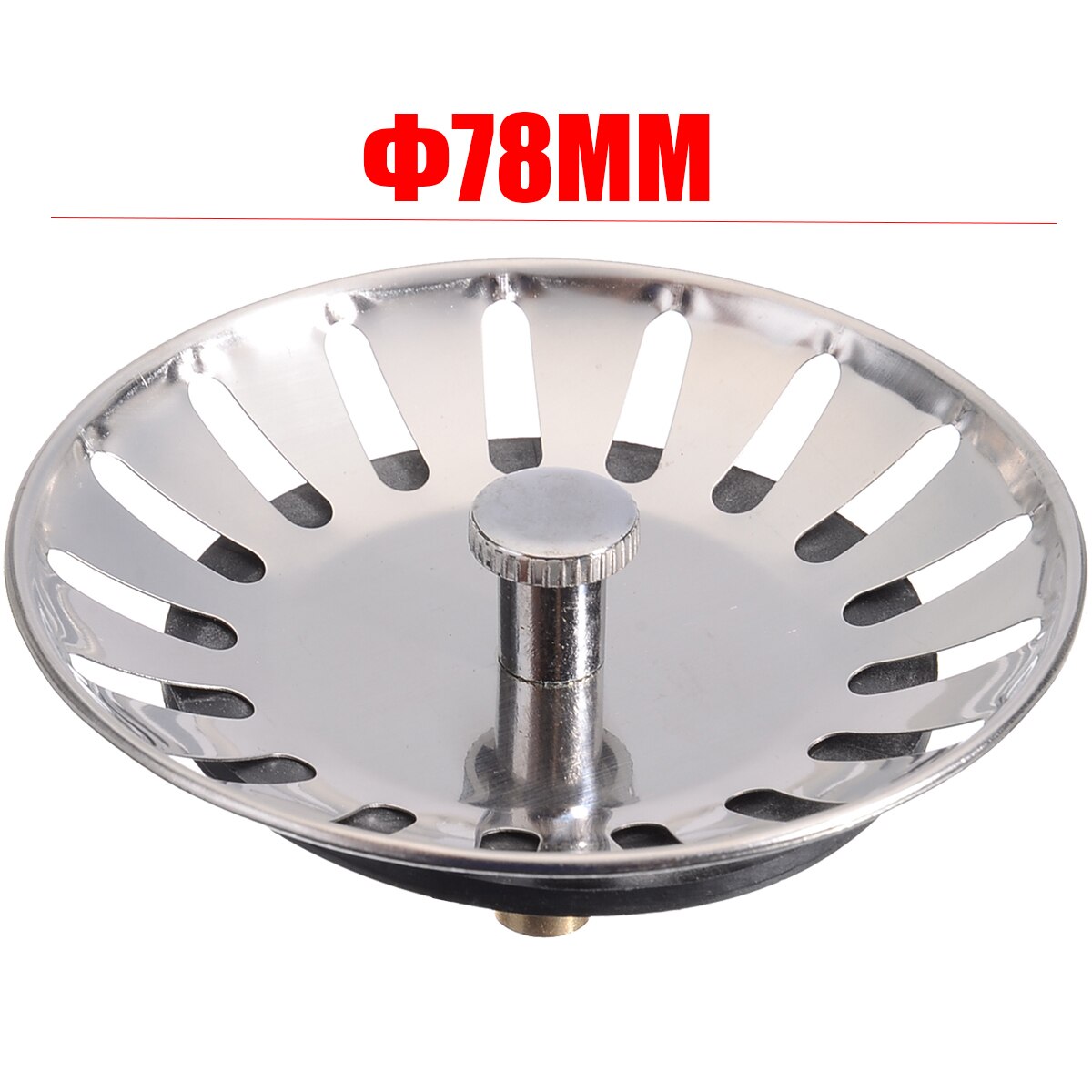 Küche Waschbecken Sieb Edelstahl Abfall Stecker Wa... – Vicedeal