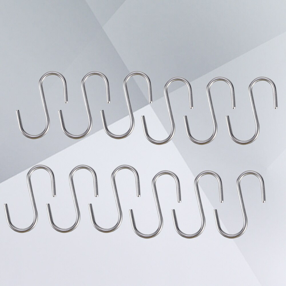 100 Pcs Heavy Duty Rvs S Vormige Haken Keuken Lepe... – Vicedeal