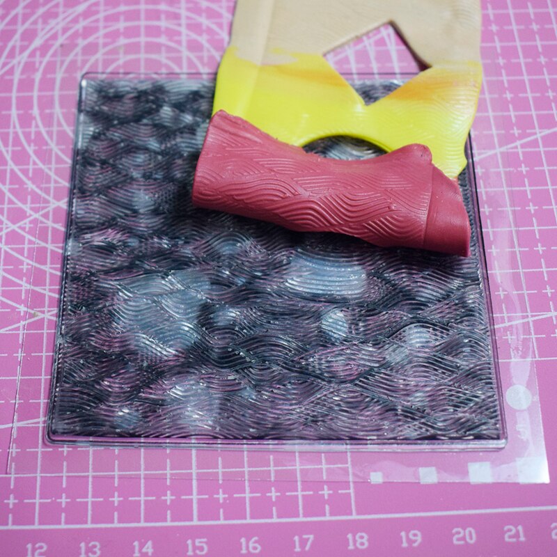 4pcs Polymer Clay Texture Stamp Sheets Tools Suppl... – Grandado