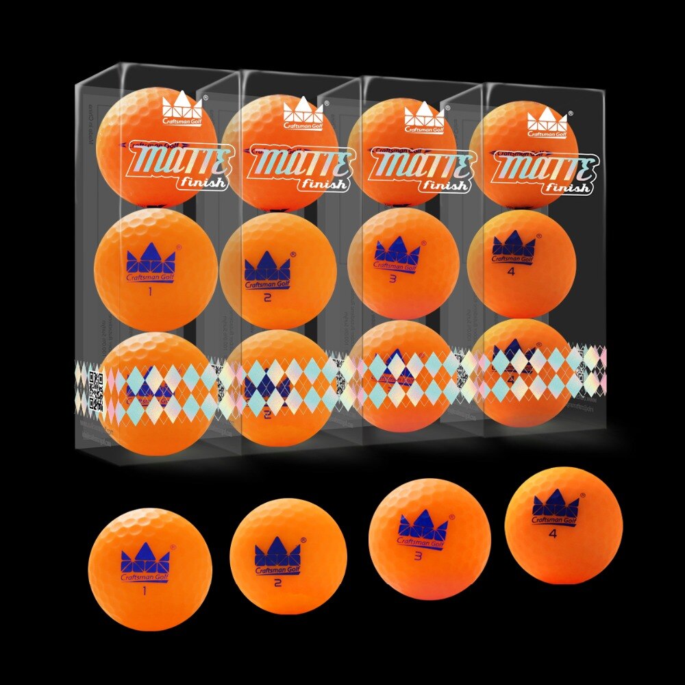 Craftsman 12pcs Golf Balls Matte Finish Long Dista... – Vicedeal