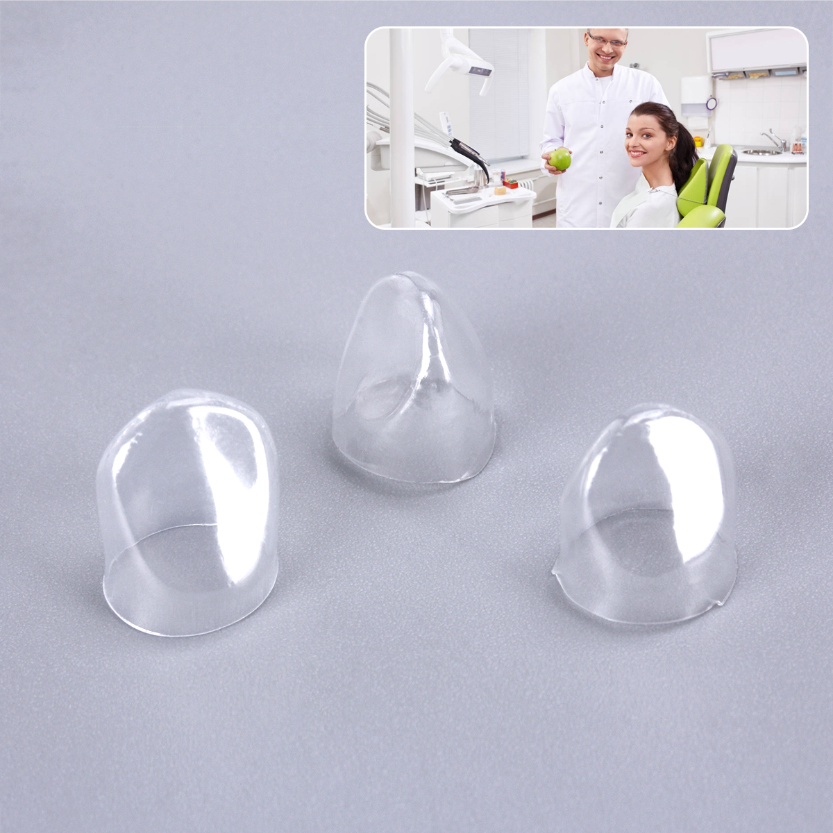 Azdent Dental Anterior Transparent Crowns Dental T... – Grandado