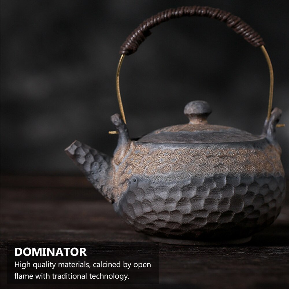 230ml Ceramic Teapot Handheld Teapot Retro Tea Set... – Grandado