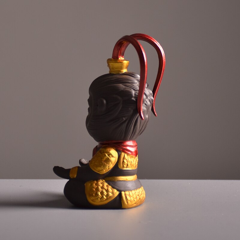 TANGPIN purple clay tea pets cute monkey zisha tea... – Grandado