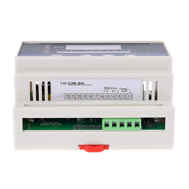 4-20mA DC input din type water liquid level pressure controller with 4 ...