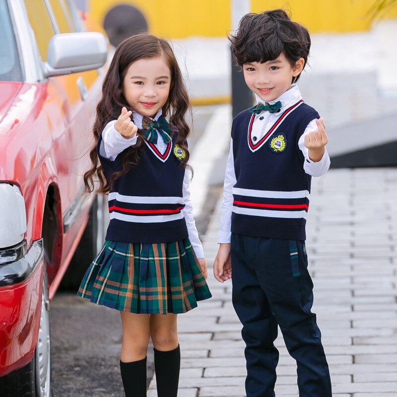 British Children School Uniforms Boys Girls Sweate... – Vicedeal